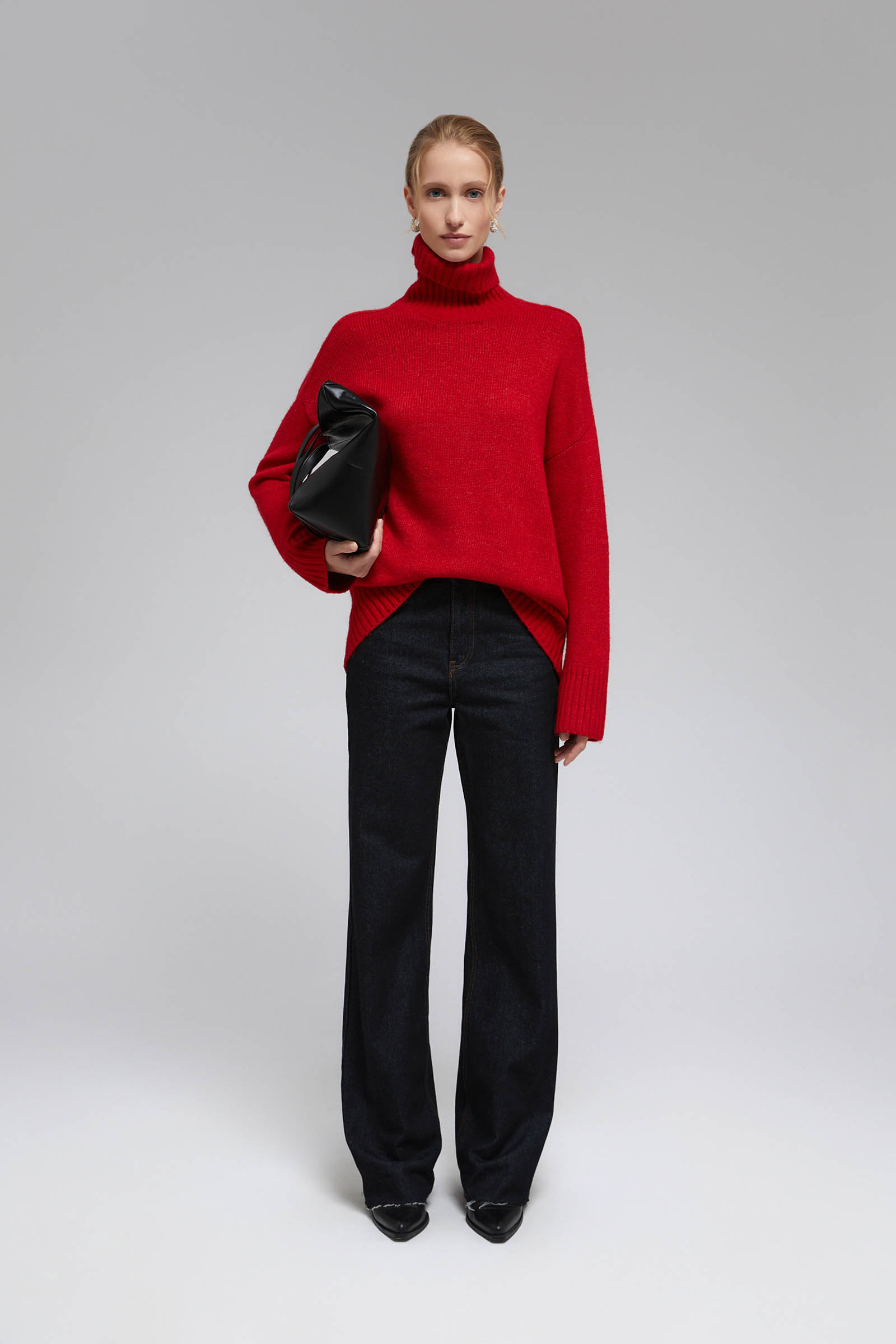 Свитер с шерстью, цвет Красный (арт: FWF11129 371) - купить по лучшей цене от 4899 в интернет ...