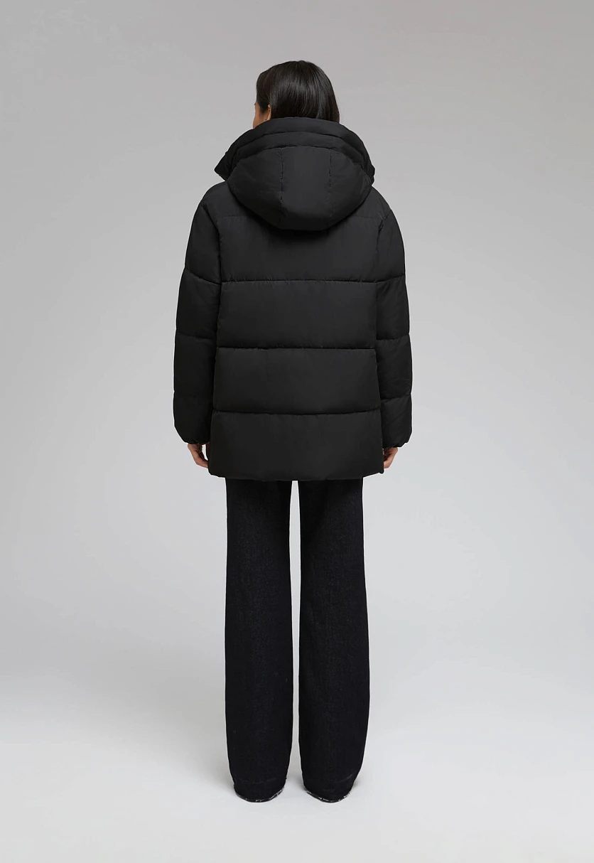 Утепленная куртка с капюшоном, цвет Черный (арт: FAF11044 200) - купить ...