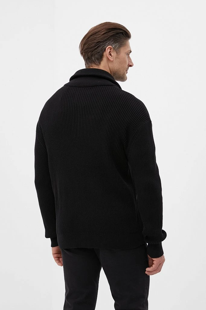Трикотажный джемпер мужской, цвет Черный (арт: FWB26100 200) - купить ...